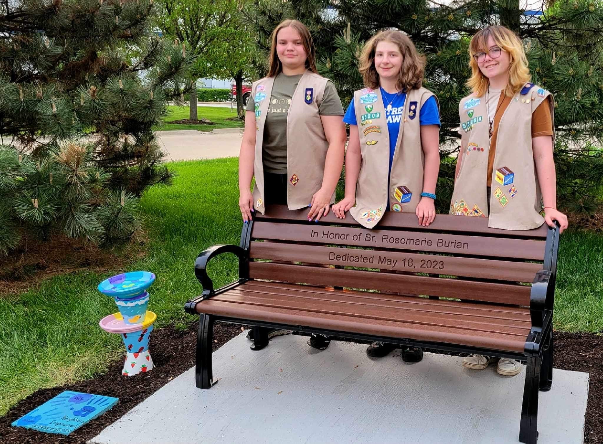 Girl Scouts Show Up in a Special Way for Silver Award Project | Girl ...